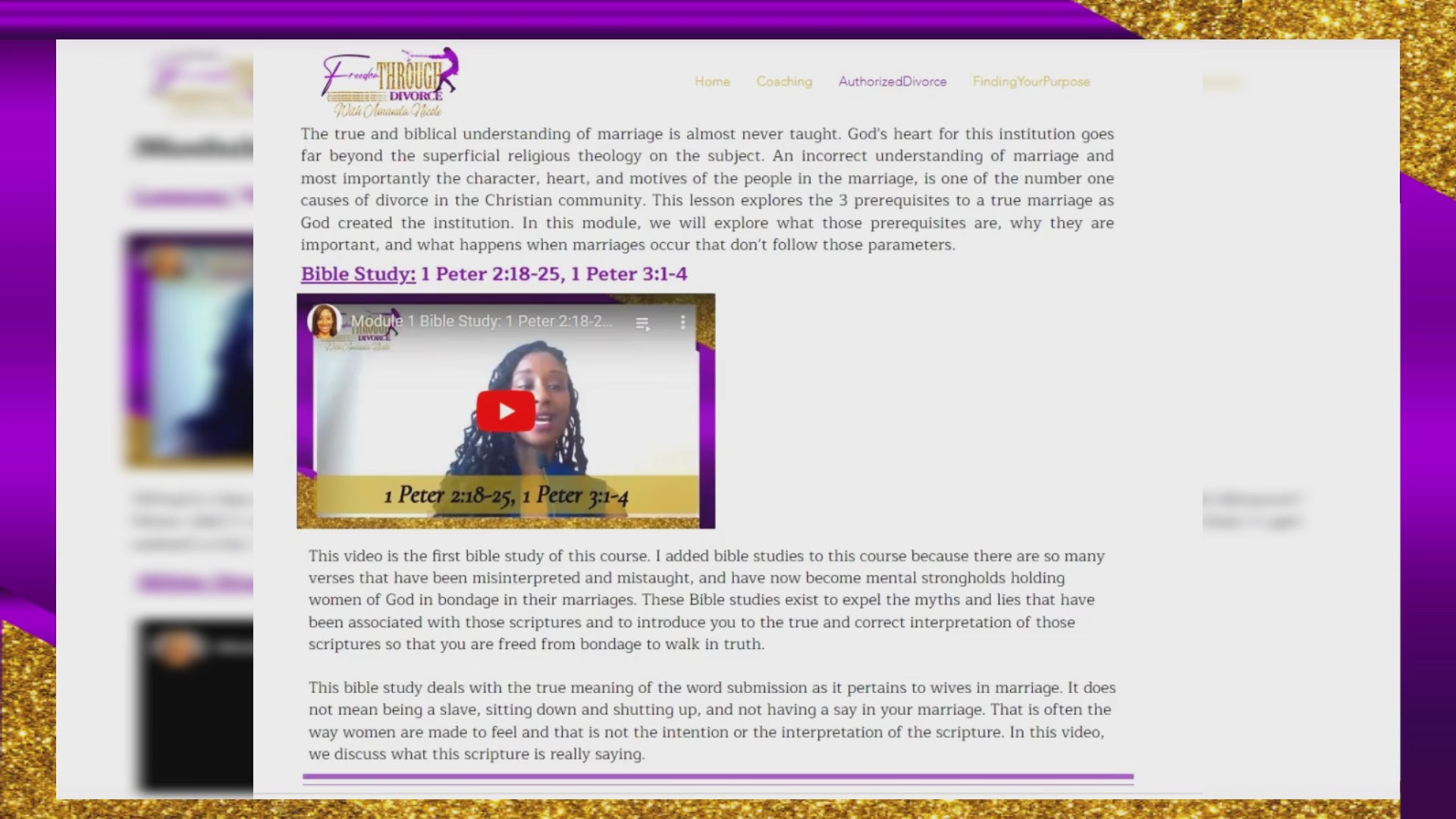 Authorized Divorce Course for Christian Women – Freedom Through Divorce ...
